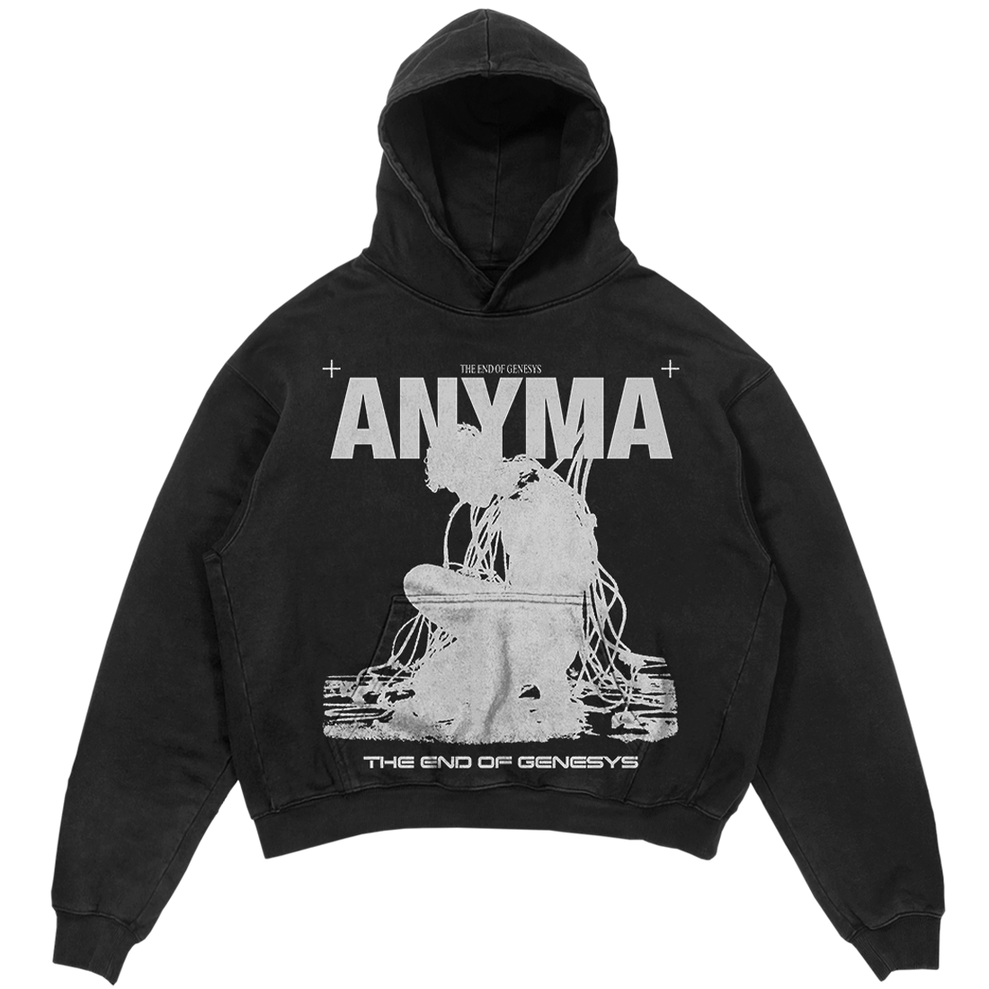 The End of Genesys Black Hoodie - Anyma Official Store